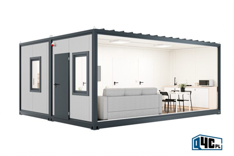 XXL residential container with bathroom and kitchenette - Q4C.PL ...